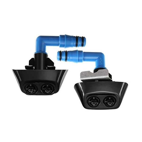 自動車パーツ 海外社外品 修理部品 12803972 A-Premium 2PCS Front Driver and Passenger Side Headlight Headlamp Washer Nozzle Jet Sprayer C...