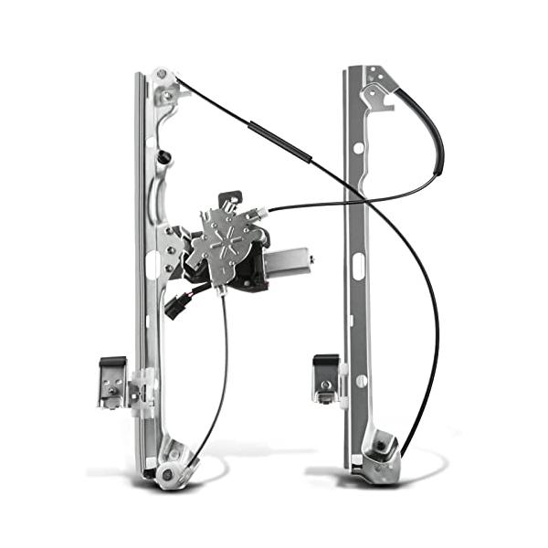 自動車パーツ 海外社外品 修理部品  A-Premium Power Window Regulator with Motor(2 Pins) Compatible with Chevrolet Silverado 1500 2500 HD ...