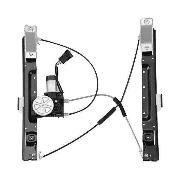 自動車パーツ 海外社外品 修理部品  A-Premium Electric Power Window Regulator with Motor Compatible with Jaguar XJ 2010-2019 XJR 2014-201...