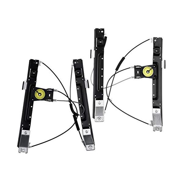 自動車パーツ 海外社外品 修理部品  A-Premium Electric Power Window Regulator Without Motor Compatible with Jaguar XJ 2010-2019 XJR 2014-...