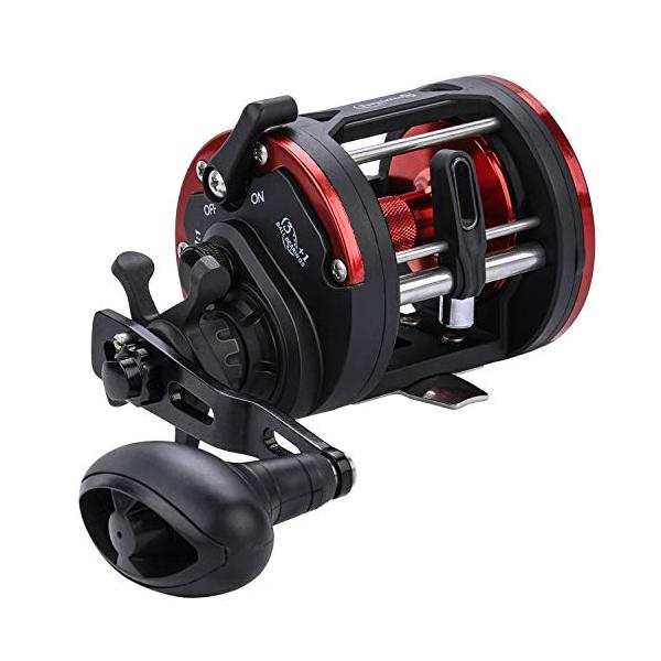 リール 釣り道具 フィッシング 海外直輸入 DTR40-R Sougayilang Trolling Reel Level Wind Conventional Reel Graphite Body Fishing Reel, Durable...