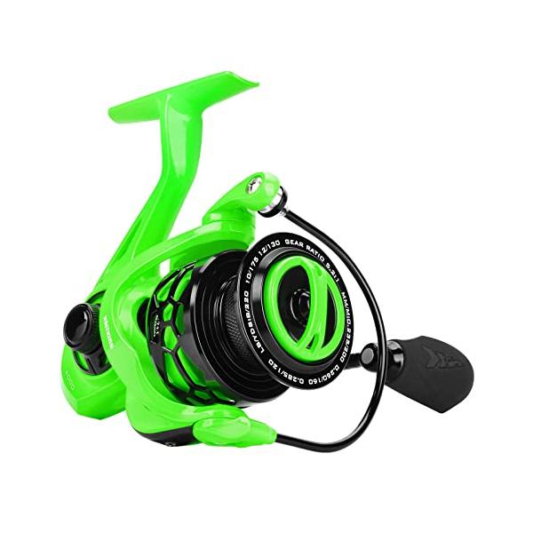 リール キャストキング 釣り道具 フィッシング 海外直輸入  KastKing Zephyr Spinning Reel Green Size 2000,Light to 5.6oz, 7+1BB Smooth Powerful Fishi...