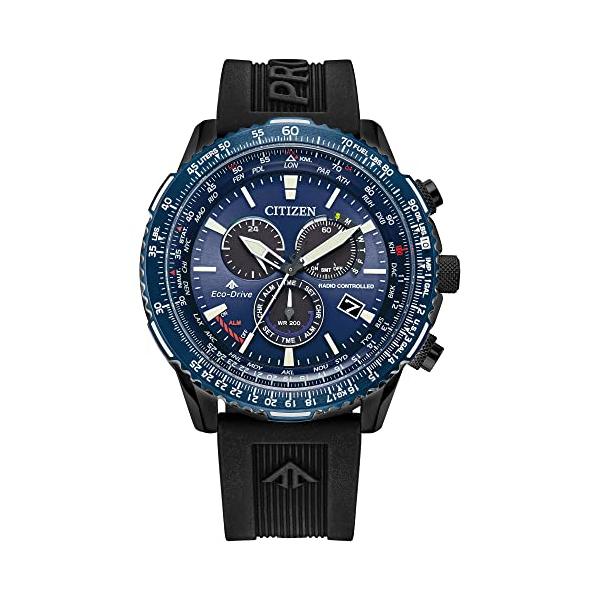 腕時計 シチズン 逆輸入 海外モデル 海外限定 アメリカ直輸入 メンズ CB5006-02L Citizen Eco-Drive Pilot Chronograph Watch with Atomic Timekeeping, 12/24H...