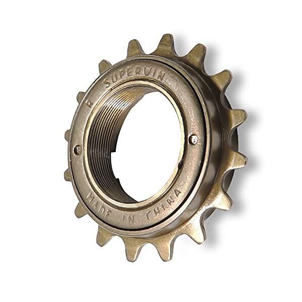 スプロケット フリーホイール ギア パーツ 自転車 コンポーネント サイクリング 輸入 クロスバイク ロードバイク マウンテンバイク HYC-1601-BRN Hycline Single Speed Bike Freewheel: 16T...