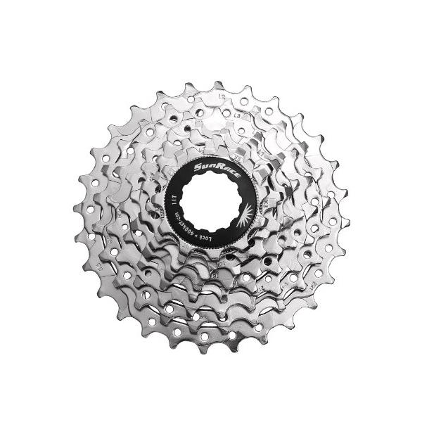 スプロケット フリーホイール ギア パーツ 自転車 コンポーネント サイクリング 輸入 クロスバイク ロードバイク マウンテンバイク CSR86.8AS0.NS1.BX Sunrace CSR86 8-Speed Nickel Plated...