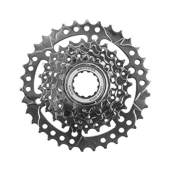 スプロケット フリーホイール ギア パーツ 自転車 コンポーネント サイクリング 輸入 クロスバイク ロードバイク マウンテンバイク CASS0208-Sunlite Sunlite 7spd Cassette, 11-23t, Silve...