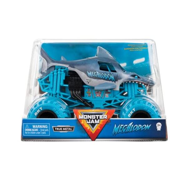 モンスタージャム モンスタートラック ミニカー  Die Cast Truck Monster Jam Megalodon, Nitro Neon Series 1:24 Scale海外限定品を迅速輸入！5〜15営業日にて発送します。商品名...