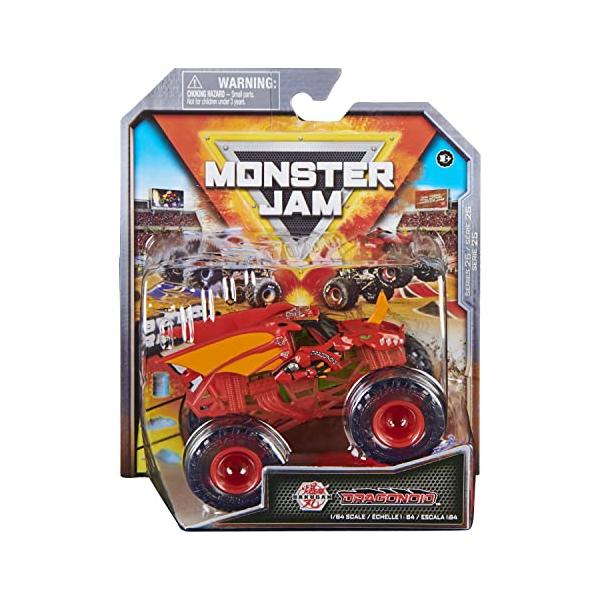 モンスタージャム モンスタートラック ミニカー 20136948 Monster Jam 2022 Spin Master 1:64 Diecast Truck with Bonus Accessory: See-Thru Crew Dra...