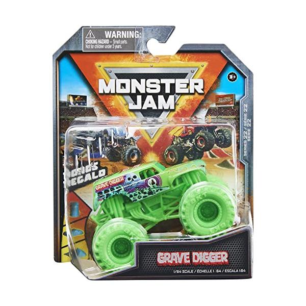 モンスタージャム モンスタートラック ミニカー 6044941 Monster Jam 2022 Spin Master 1:64 Diecast Truck with Bonus Accessory: Hyper Fueled Grave...