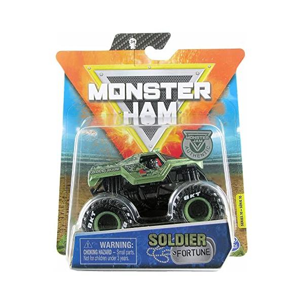 モンスタージャム モンスタートラック ミニカー  Monster Jam 2020 Spin Master 1:64 Diecast Monster Truck with Wristband: Legacy Trucks Soldier F...