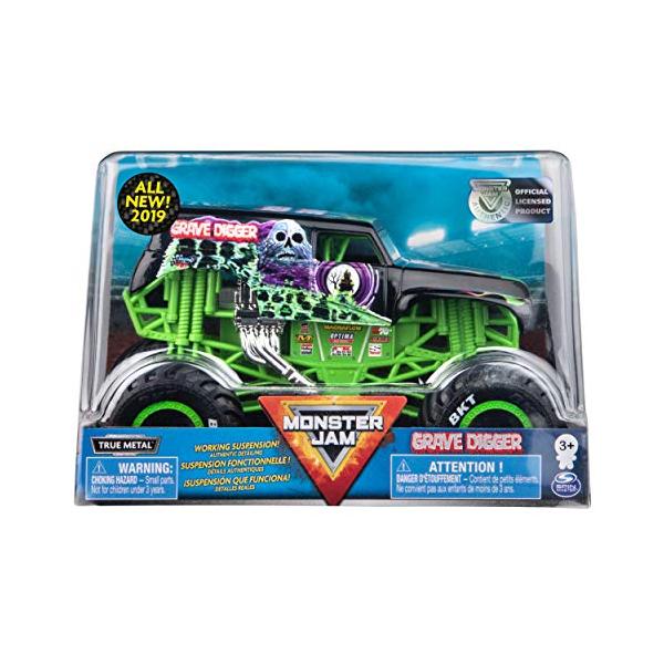 モンスタージャム モンスタートラック ミニカー 1060420-20109063 Monster Jam Official Grave Digger Monster Truck, Die-Cast Vehicle, 1:24 Scale海外...