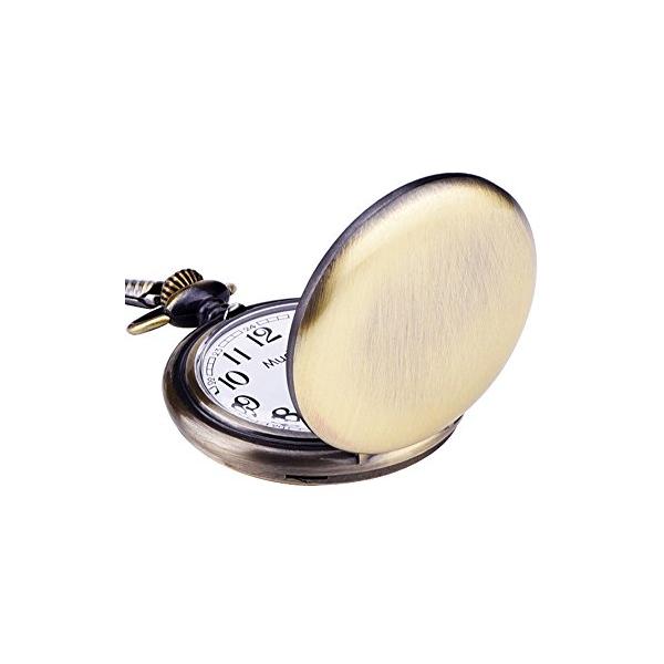 4331818606 Mudder Classic Smooth Vintage Steel Mens Pocket Watch Xmas(Bronze)海外限定品を迅速輸入！5〜15営業日にて発送します。商品名（自動翻訳）：Mudder ...