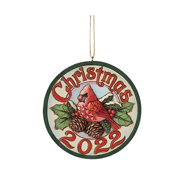 エネスコ Enesco 置物 インテリア 海外モデル アメリカ 輸入物 ジムショア Jim Shore  6010841 Cardinal 2022 Dated Ornament海外限定品を迅速輸入！5〜15営業日にて発送します。商品名（自...