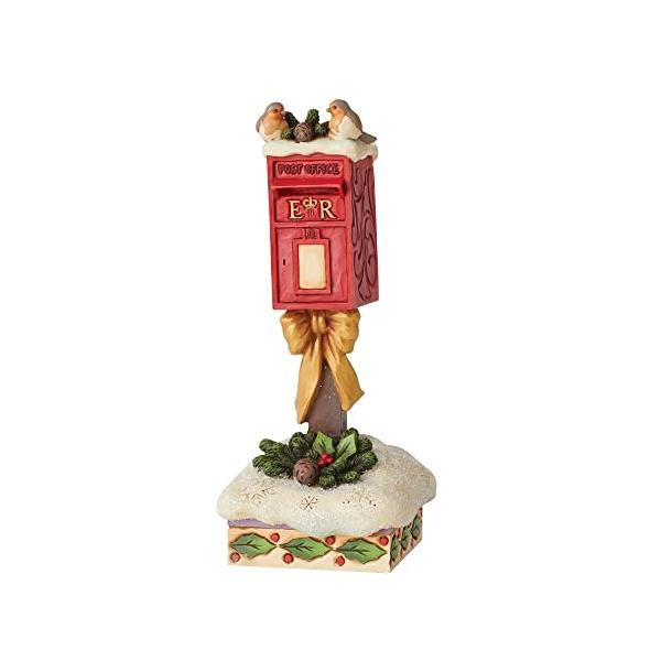 エネスコ Enesco 置物 インテリア 海外モデル アメリカ 輸入物 ジムショア Jim Shore  6011885 European Robins on Postbox海外限定品を迅速輸入！5〜15営業日にて発送します。商品名（自動翻...