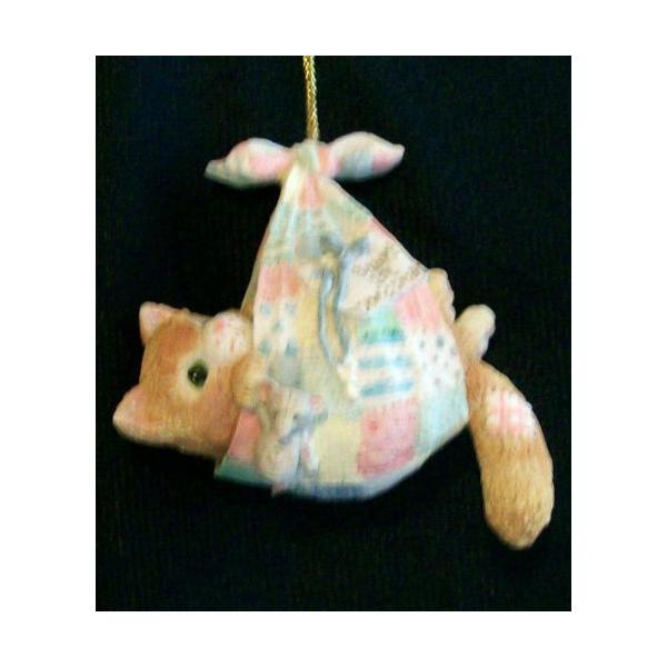 エネスコ Enesco 置物 インテリア 海外モデル アメリカ 輸入物 ジムショア Jim Shore  628204 1993 Calico Kittens Baby's 1st Christmas Hanging Decoration ...