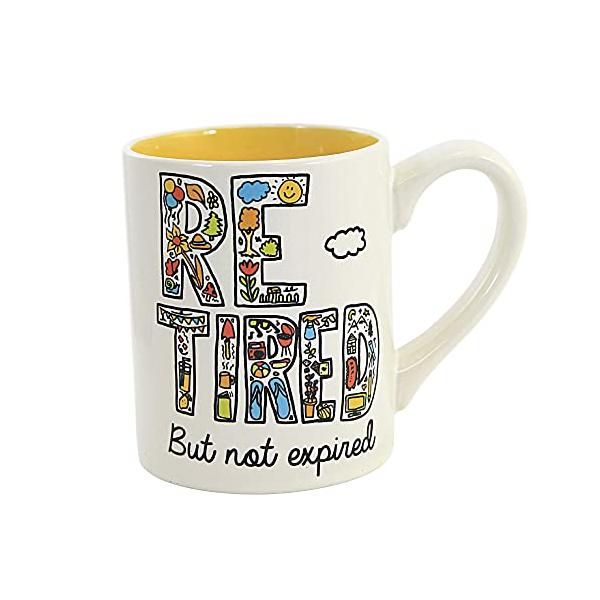 エネスコ Enesco 置物 インテリア 海外モデル アメリカ 輸入物 ジムショア Jim Shore  ND6010401 Enesco Simply Mud Retired Mug, 4.13 Inch, Multicolor, 14 ...