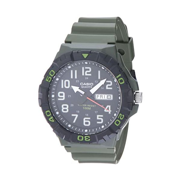 腕時計 カシオ メンズ 逆輸入 日本 メイドインジャパン アメリカ アウトドアウォッチ特集 MRW-210H-3AV Casio MRW200H Series | Men's Analog Watch | Green | Sporty De...