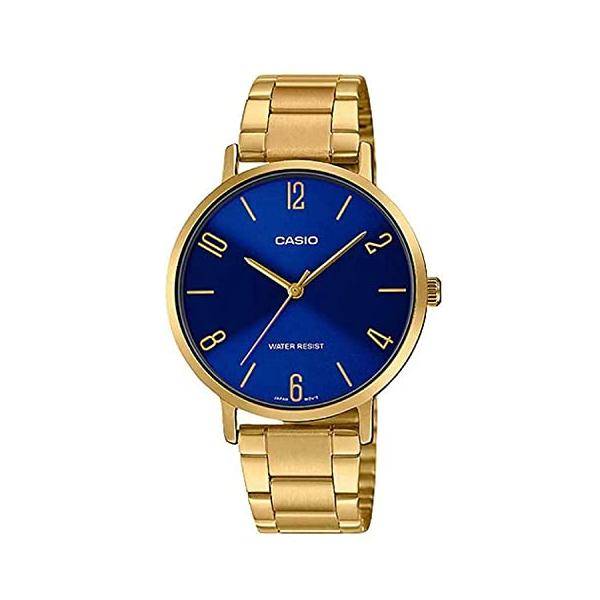 腕時計 カシオ レディース 逆輸入 日本 メイドインジャパン アメリカ アウトドアウォッチ特集 LTP-VT01G-2BUDF Casio LTP-VT01G-2B Women's Minimalistic Gold Tone Stainl...