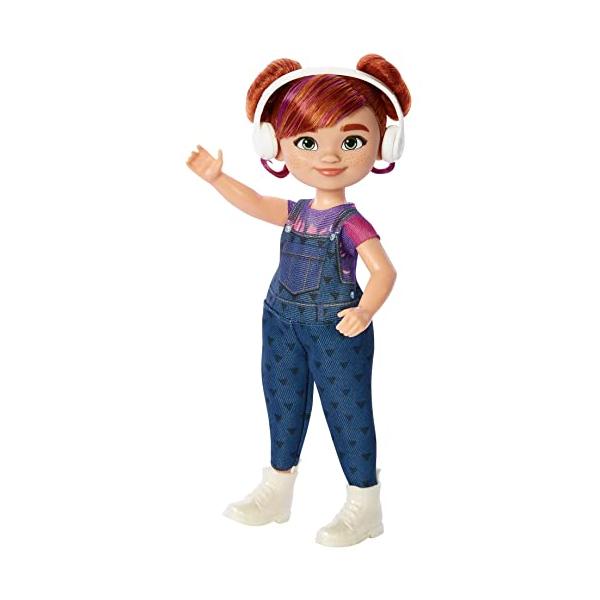 バービー バービー人形 HHC97 Mattel Karma’s World Switch Stein Doll with Headphones Accessory, Red Hair &amp; Blue Eyes海外限定品を迅速輸入！5...