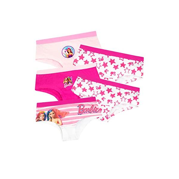 バービー バービー人形  Barbie Underwear | Girls Cotton Underwear| Pack of 5 Girl Panties Multicolour 8 Multicolor海外限定品を迅速輸入！5〜15営業...