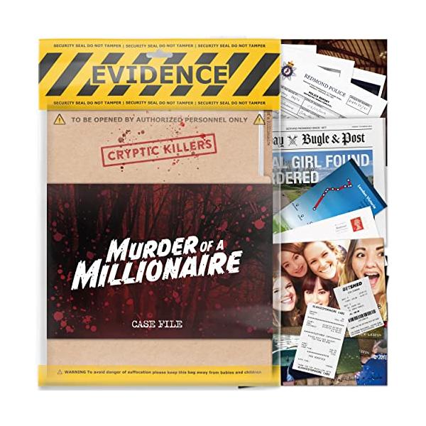 ボードゲーム 英語 アメリカ 海外ゲーム CKUKMOAM Cryptic Killers Unsolved Murder Mystery Game - Cold Case File Investigation - Detective Cl...
