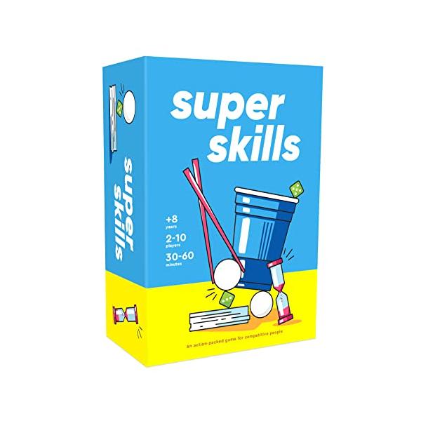 ボードゲーム 英語 アメリカ 海外ゲーム SUPER-2506-EN6 Super Skills - Action Game for Competitive People - Beat Your Friends at 120 Challen...