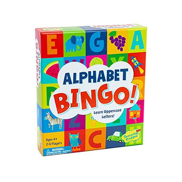 ボードゲーム 英語 アメリカ 海外ゲーム GM112 Peaceable Kingdom Alphabet Bingo! Letter Learning Educational Board Game for 2 to 6 Kids Ages...