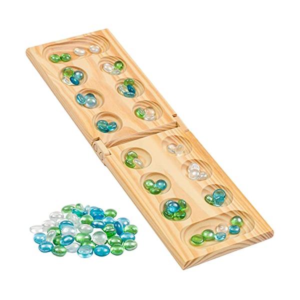 ボードゲーム 英語 アメリカ 海外ゲーム 7400 Regal Games Mancala Board Game - Fun Classic Table Game with Wooden Board for Adults &amp; Kid...