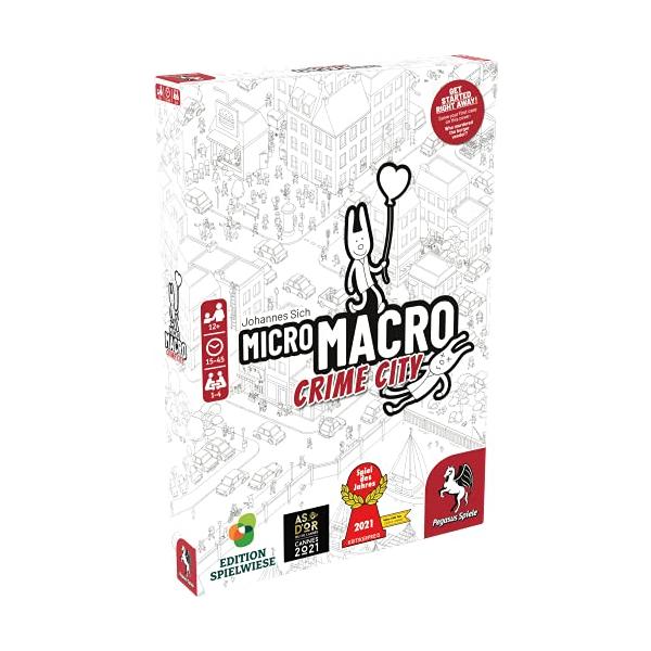 ボードゲーム 英語 アメリカ 海外ゲーム PES59060E MicroMacro: Crime City - Board Game by Pegasus Spiele 1-4 Players ? 15-45 Minutes of Game...