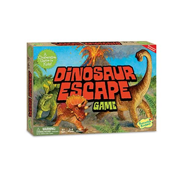 ボードゲーム 英語 アメリカ 海外ゲーム GMC7 Peaceable Kingdom Dinosaur Escape Cooperative Memory Game of Logic and Luck for 2 to 4 Kids Ag...