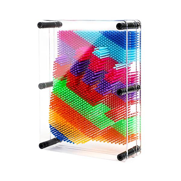 ボードゲーム 英語 アメリカ 海外ゲーム PA-01 3D Pin Art Sensory Toys for Kids 5-7, Pin Art Board Impression Sensory Toys for Kids with Aut...