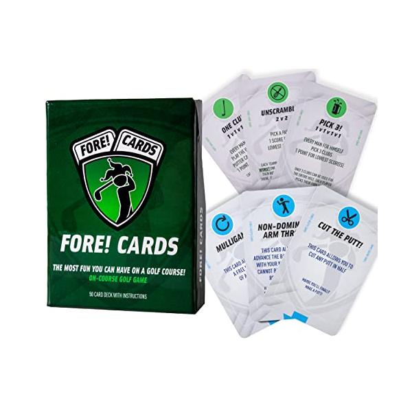 ボードゲーム 英語 アメリカ 海外ゲーム  Fore Cards On Course Golf Game ? Interactive Golf Card Game for Fun, Strategy &amp; Competition ? ...