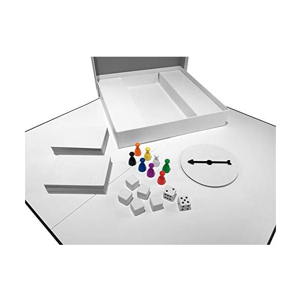 ボードゲーム 英語 アメリカ 海外ゲーム Blank Board, Box &amp; Accessories MBC Create Your Own Board Game Set ? DIY Kit with Blank Game Boa...