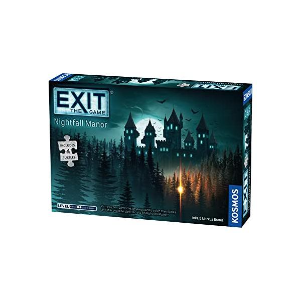 ジグソーパズル 海外製 アメリカ THA692880 EXIT: Nightfall Manor (with Jigsaw Puzzles) | EXIT: The Game ? A Kosmos Game | Family-Friendl...