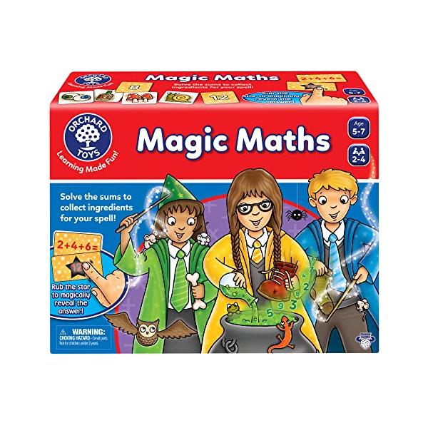 ボードゲーム 英語 アメリカ 海外ゲーム 91033 Orchard Toys Moose Games Magic Maths Game. an exciting and spellbinding Math Game. for Ages 5...