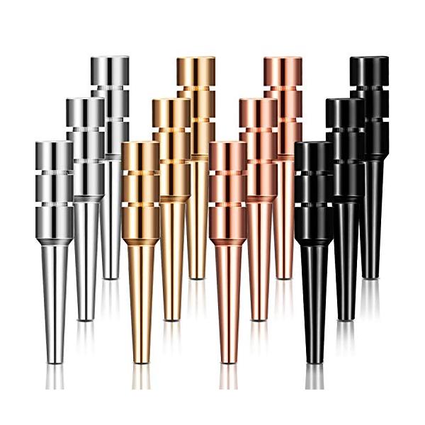 ボードゲーム 英語 アメリカ 海外ゲーム  Mudder 12 Pieces Metal Cribbage Board Pegs Fit 1/8 Holes with a Tapered Design Unique Cribbage Tra...