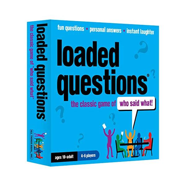ボードゲーム 英語 アメリカ 海外ゲーム 02141 All Things Equal, Inc. Loaded Questions - The Family/Friends Version of the Classic Game of '...