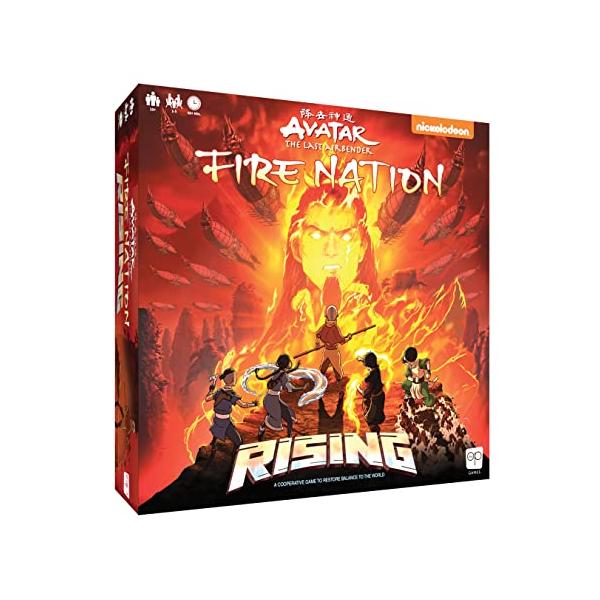ボードゲーム 英語 アメリカ 海外ゲーム TOP-DC003 Avatar The Last Airbender: Fire Nation Rising | Cooperative Board Game | Featuring Aang, ...