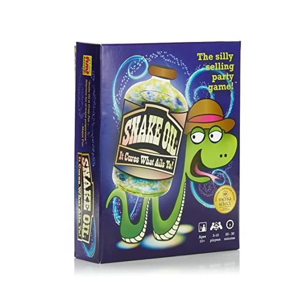 ボードゲーム 英語 アメリカ 海外ゲーム 10000 SNAKE OIL - The Silly Selling Party Game - Funny Group 3-10 Player Card Games - Fun Travel Ac...