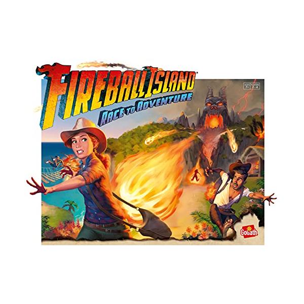 ボードゲーム 英語 アメリカ 海外ゲーム 919445.002 Goliath Fireball Island Board Game - Unique Game Board and Components, 2-4 Players Ages ...
