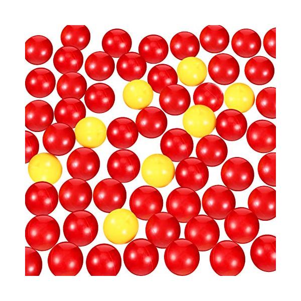 ボードゲーム 英語 アメリカ 海外ゲーム  Gejoy 84 Pieces Game Replacement Balls 4 Sets Game Replacement Marbles Compatible with Hungry Hung...
