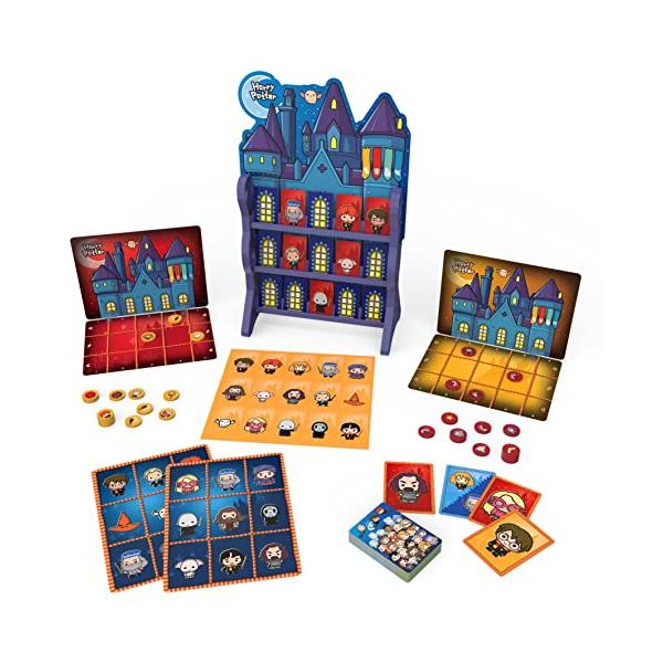 ボードゲーム 英語 アメリカ 海外ゲーム 6065465 Wizarding World, Harry Potter Games HQ Checkers Tic Tac Toe Memory Match Go Fish Bingo Card...