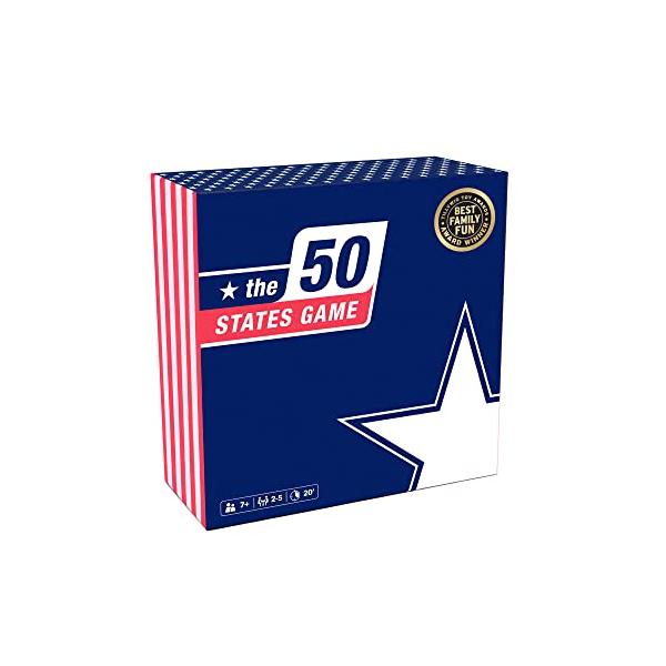 ボードゲーム 英語 アメリカ 海外ゲーム 50S-2311-EN1 The 50 States Game - US Geography Board Game - Educational Game for Kids &amp; Adults ...