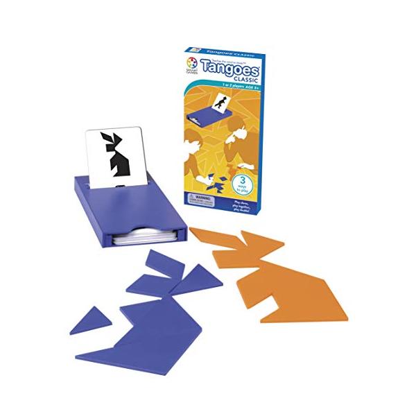ボードゲーム 英語 アメリカ 海外ゲーム T100 Tangoes SmartGames Classic Tangram Logic Puzzle Game with 54 Challenges Brain Teaser for Ages ...