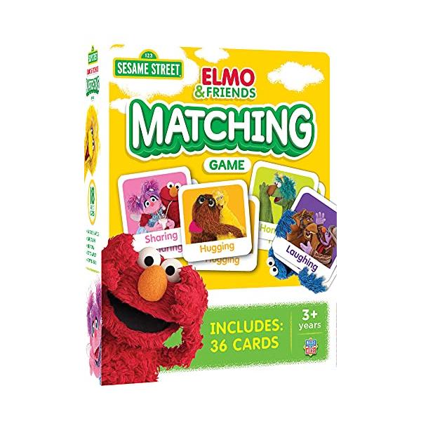 ボードゲーム 英語 アメリカ 海外ゲーム 42112 MasterPieces Kids Games - Sesame Street Matching Game - Fun for Kids and Family - Laugh and L...