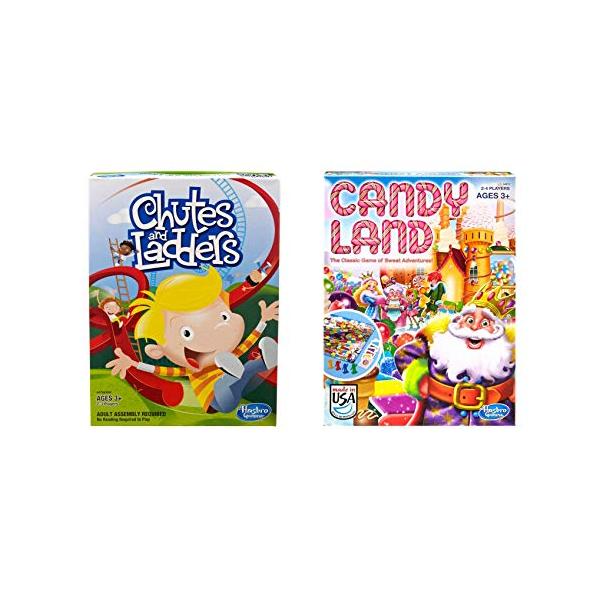 ボードゲーム 英語 アメリカ 海外ゲーム A48134821 Chutes &amp; Ladders Game + Candy Land Game ? Bundle of 2 Games海外限定品を迅速輸入！5〜15営業日にて発送します。...