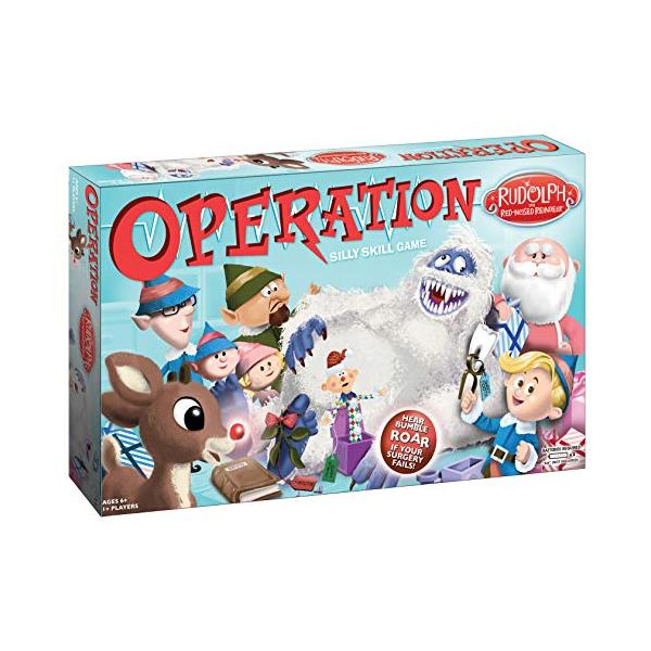 ボードゲーム 英語 アメリカ 海外ゲーム OP033-069 Operation Rudolph The Red Nosed Reindeer | Classic Electronic Board Game | Featuring Bumb...