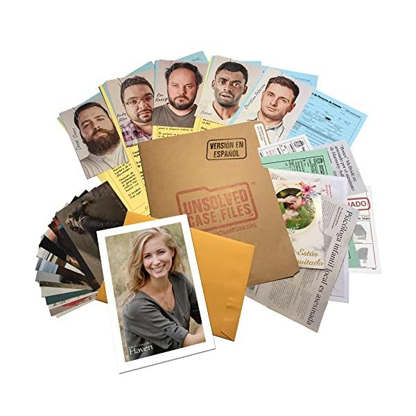 ボードゲーム 英語 アメリカ 海外ゲーム  Unsolved Case Files: El juego de Asesinatos sin Resolver: ?Qui?n asesin? a Harmony Ashcroft? ?Pued...