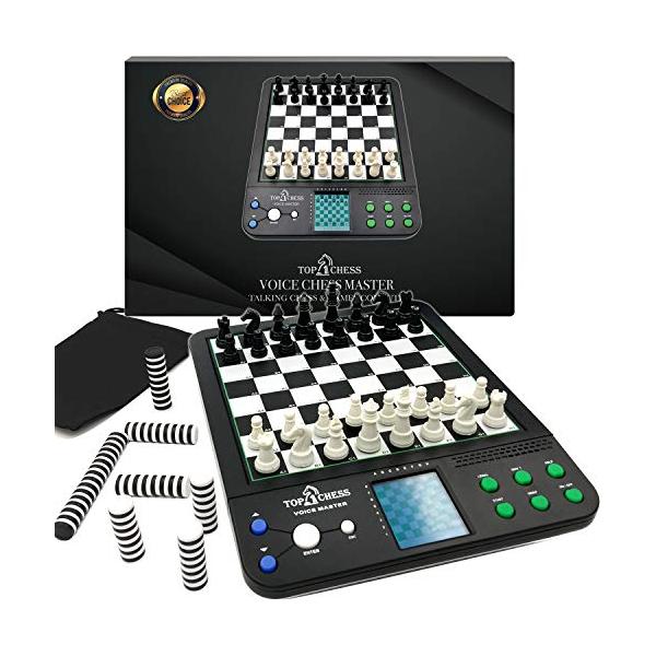 ボードゲーム 英語 アメリカ 海外ゲーム Top 1 Chess Top 1 Chess Electronic Chess Set | Chess Set for Kids and Adults | Voice Chess Computer...