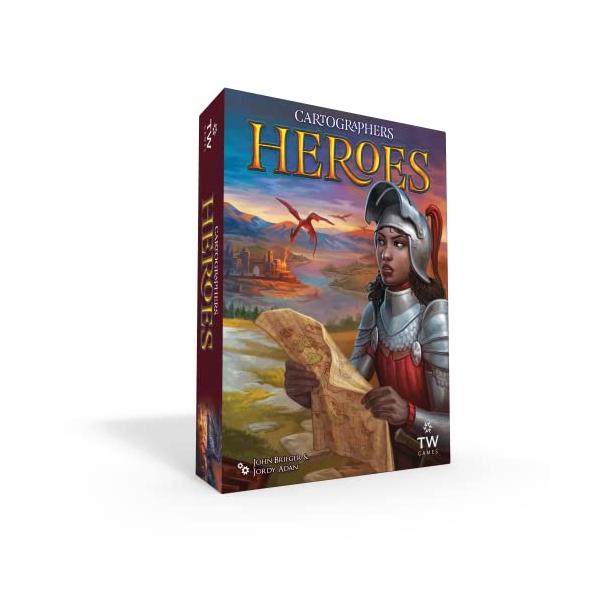 ボードゲーム 英語 アメリカ 海外ゲーム TWK4060 Cartographers Heroes Board Game | Standalone Expansion &amp; Core Game | Award-Winning Game...
